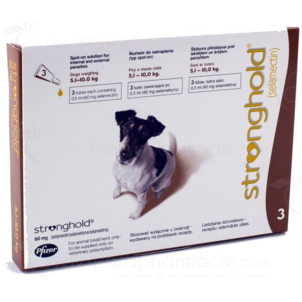 STRONGHOLD 60 MG, Spot-on, solution cutanée antiparasitaire intestinal ...