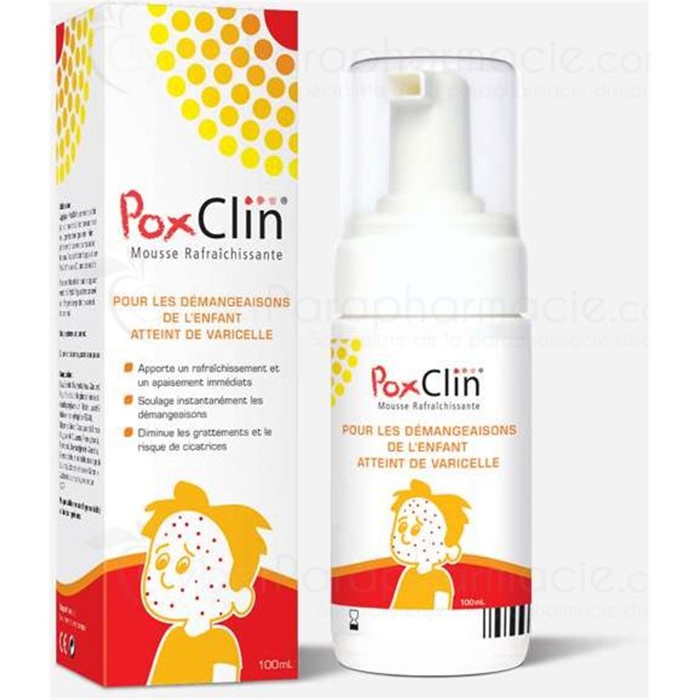 PoxClin Mousse Rafraîchissante 100ml