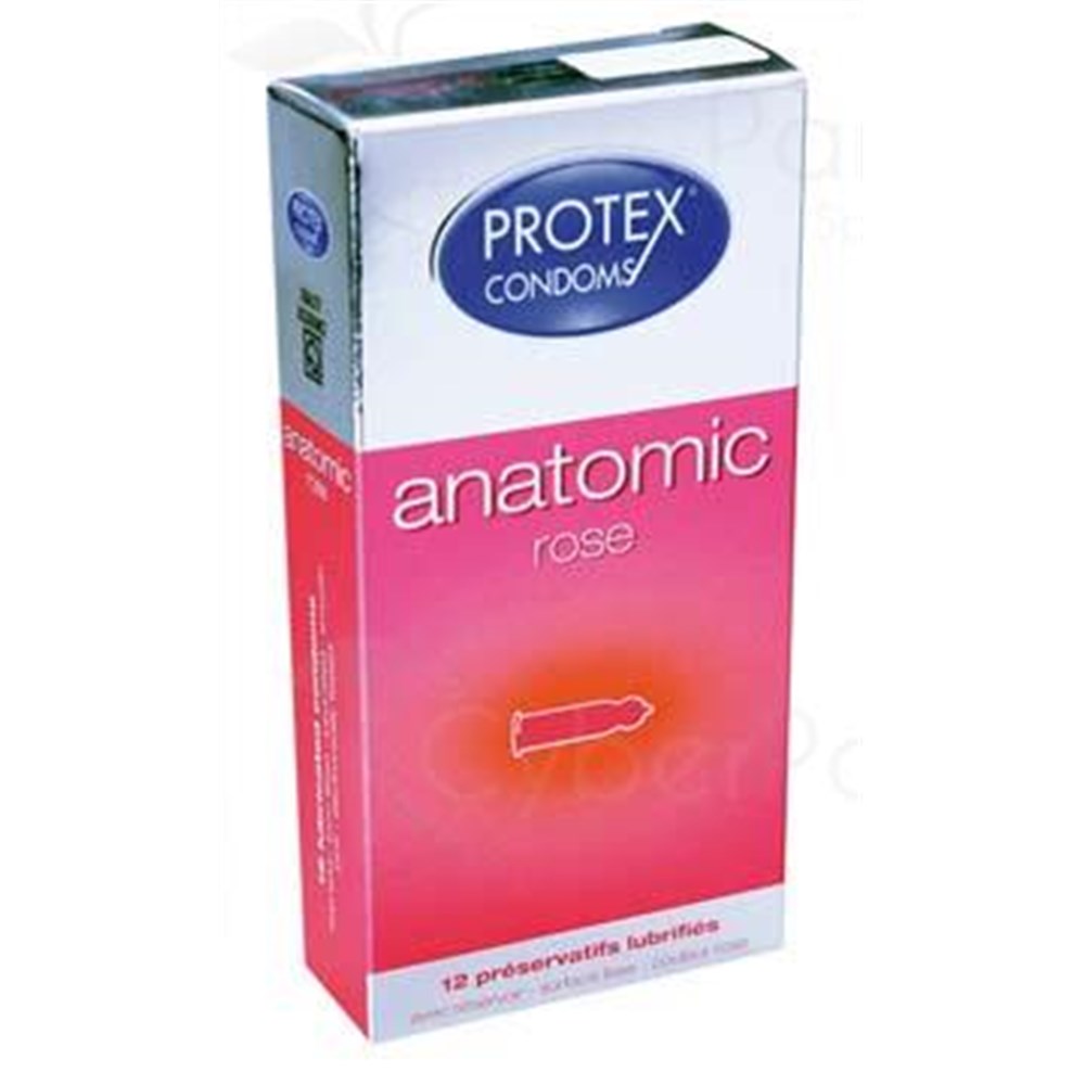 PROTEX ANATOMIC ROSE, Préservatif avec réservoir, forme anatomique ...