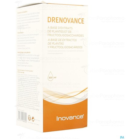 DRENOVANCE, Phytothérapie, plantes, flacon 300ml avec bouchon doseur
