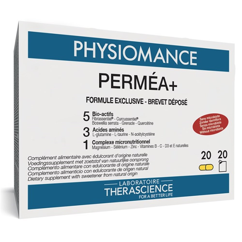 PHYSIOMANCE PERMÉA+ SANS MICROBIOTE 20 sachets + 20 gélules