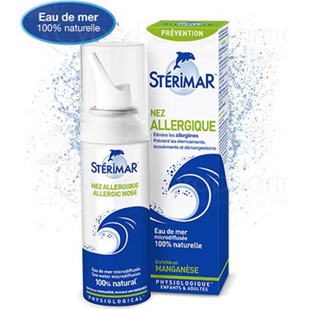 STÉRIMAR MN, ALLERGIC NOSE isotonic sea water nasal solution, enriched ...