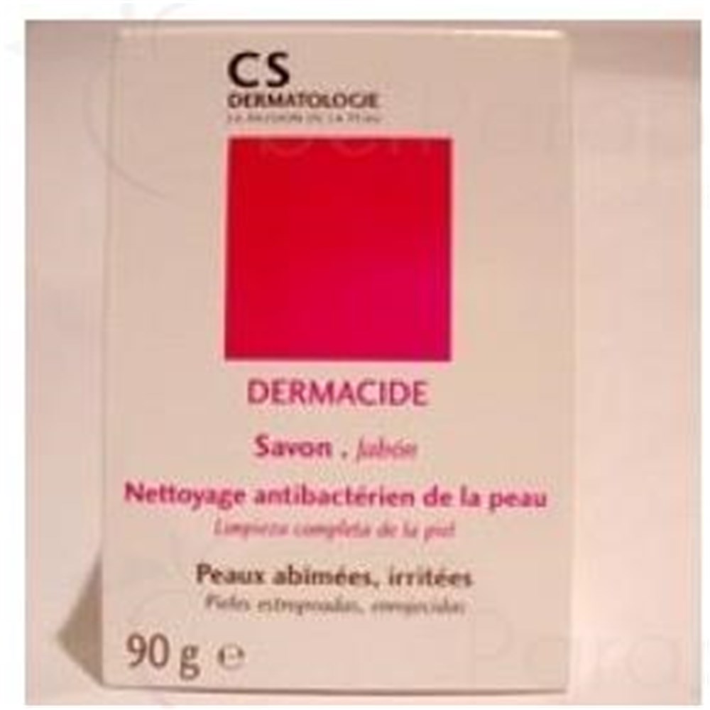 DERMACIDE SAVON Savon nettoyant antibactérien 90 g
