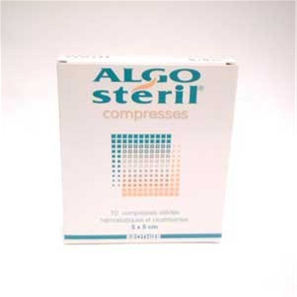 ALGOSTERIL COMPRESSE Pansement d'alginate, hémostatique et cicatrisant, stérile, 10 cm x 10 cm ...