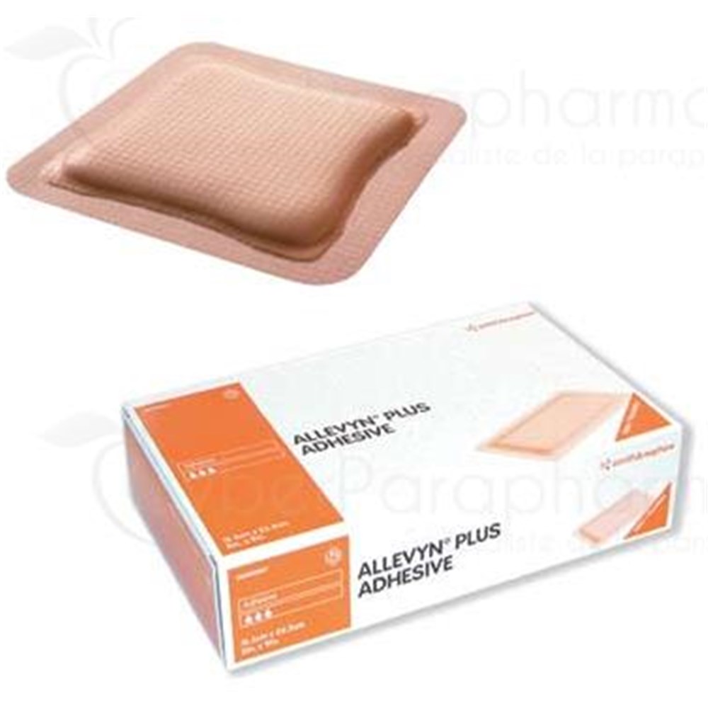 ALLEVYN PLUS ADHÉSIVE, Pansement hydrocellulaire épais, à bords ...