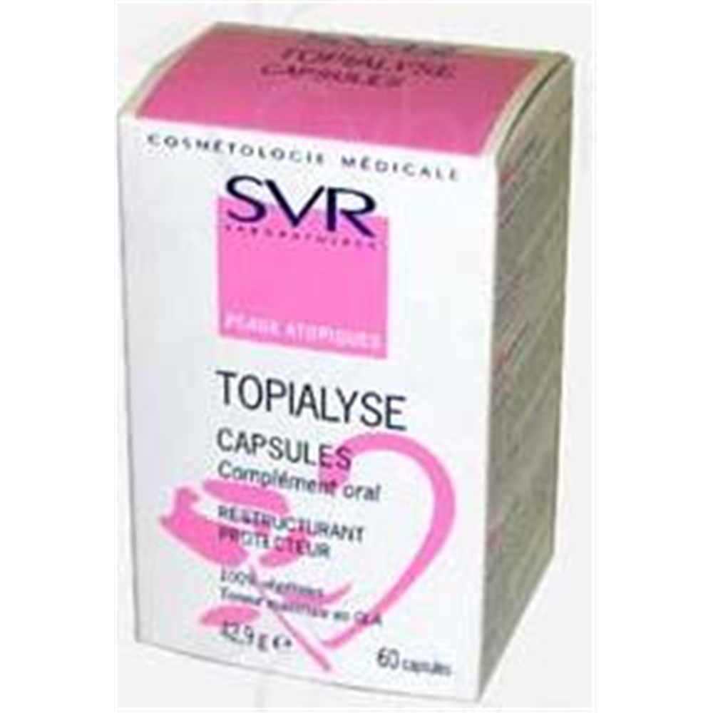SVR TOPIALYSE CAPSULE Capsule, nutricosmetics in borage oil dietary ...